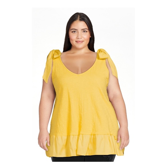 Terra & Sky | Tops | Terra Sky Womens Plus Size Knit Tank Top With Tie ...